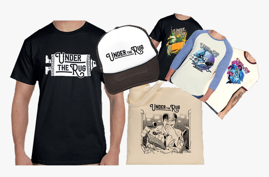 Under The Rug American Indie Rock Band Based In Carson - Illustration ...