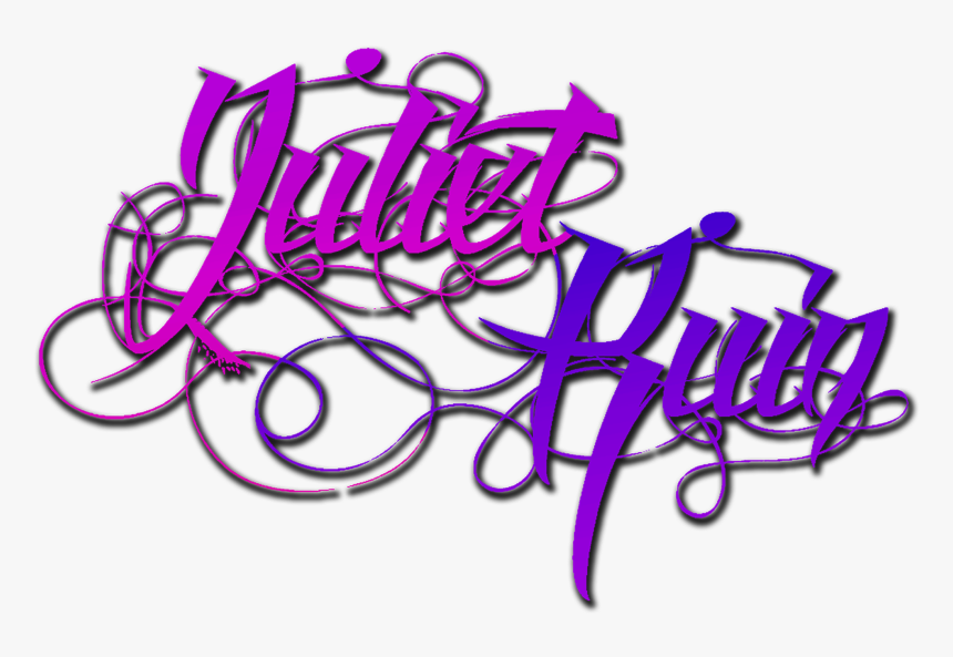 Juliet Ruin - Calligraphy, HD Png Download , Transparent Png Image ...