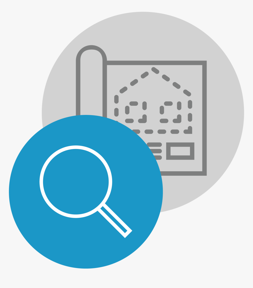 Painting Analyze Icon - Blueprint Vector Icon Png, Transparent Png ...