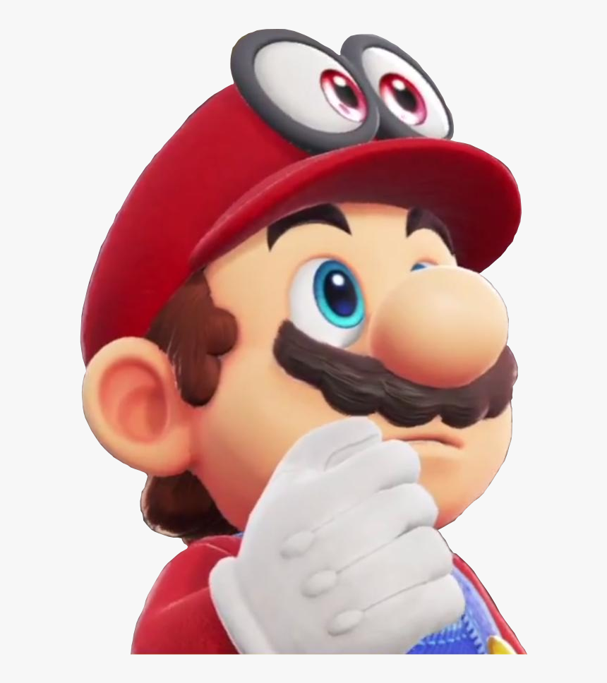 I Made A Transparent Image Of Mario Thinking For Your - Mario Odyssey ...
