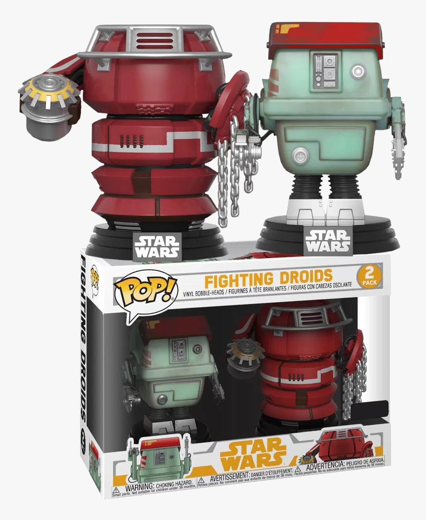 Fighting Droids Pop Vinyl Figure 2-pack - Star Wars Funko Pop Fighting ...