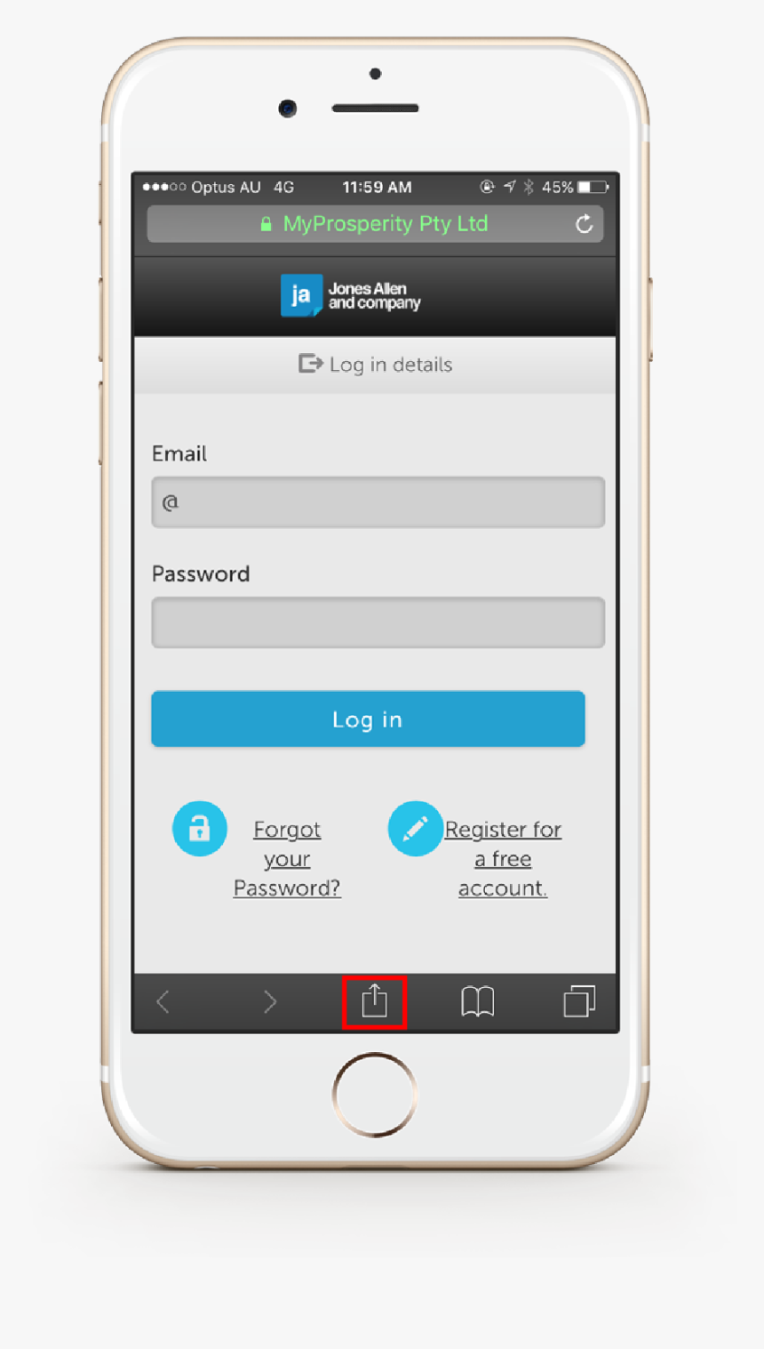 Tap On The Options Icon At The Bottom Of The Page - Iphone, HD Png ...