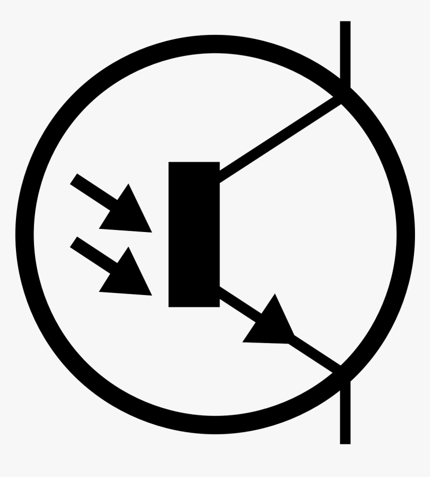 Phototransistor Symbol, HD Png Download , Transparent Png Image - PNGitem