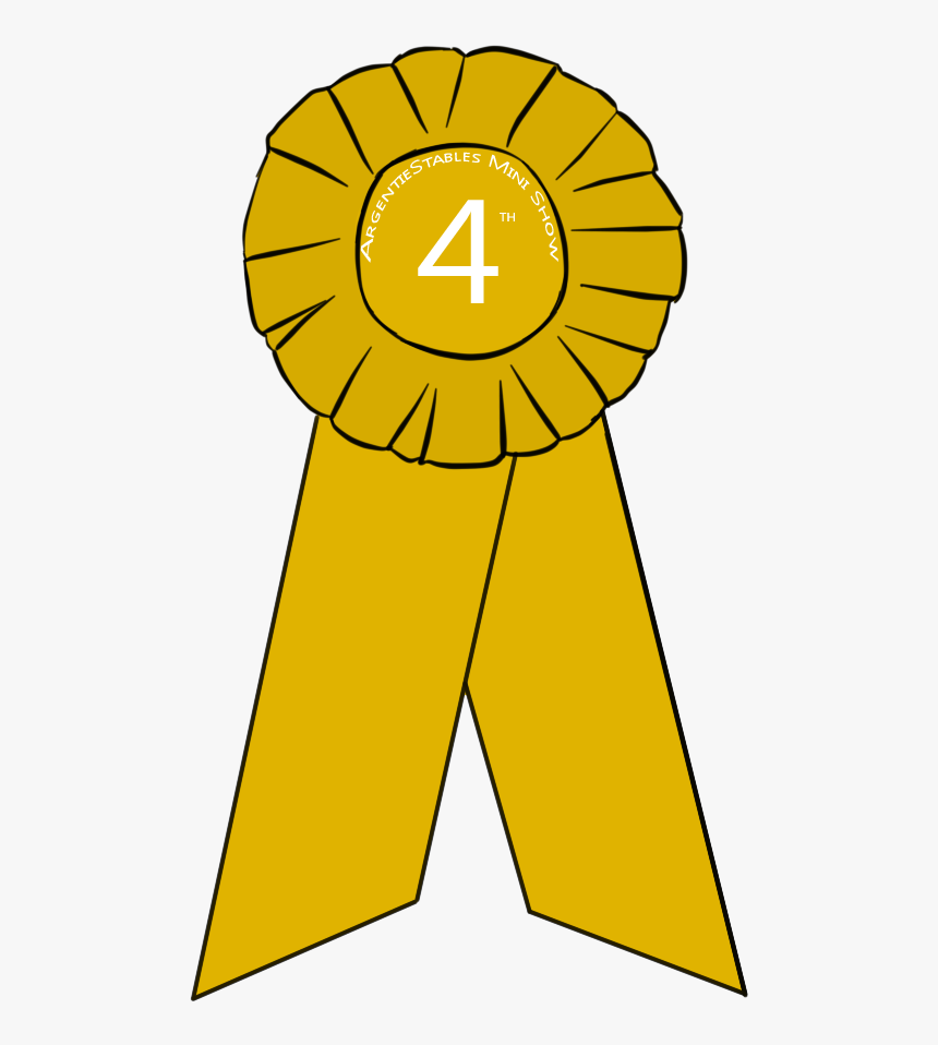 4th Place Ribbon Clip Art