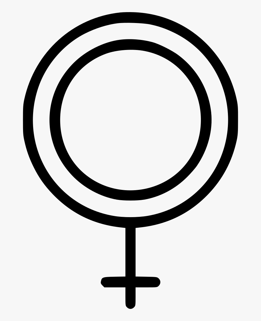 Female Woman Mark Circle Cross - Portable Network Graphics, HD Png ...