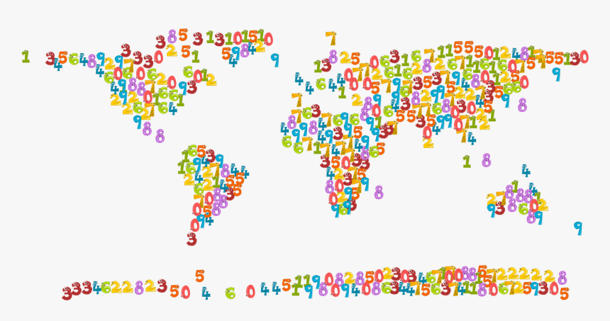 Text,line,world - Deaf Map Of The World, HD Png Download , Transparent ...