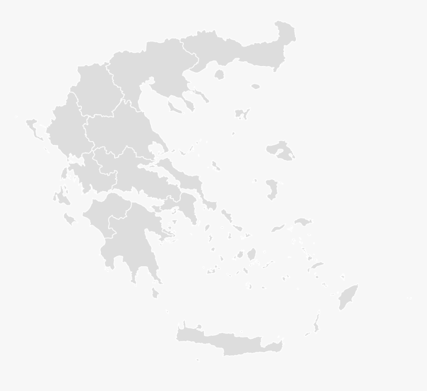 Printable Outline , Blank Greece Map - Maps Greece Png White, Transparent Png , Transparent Png ...