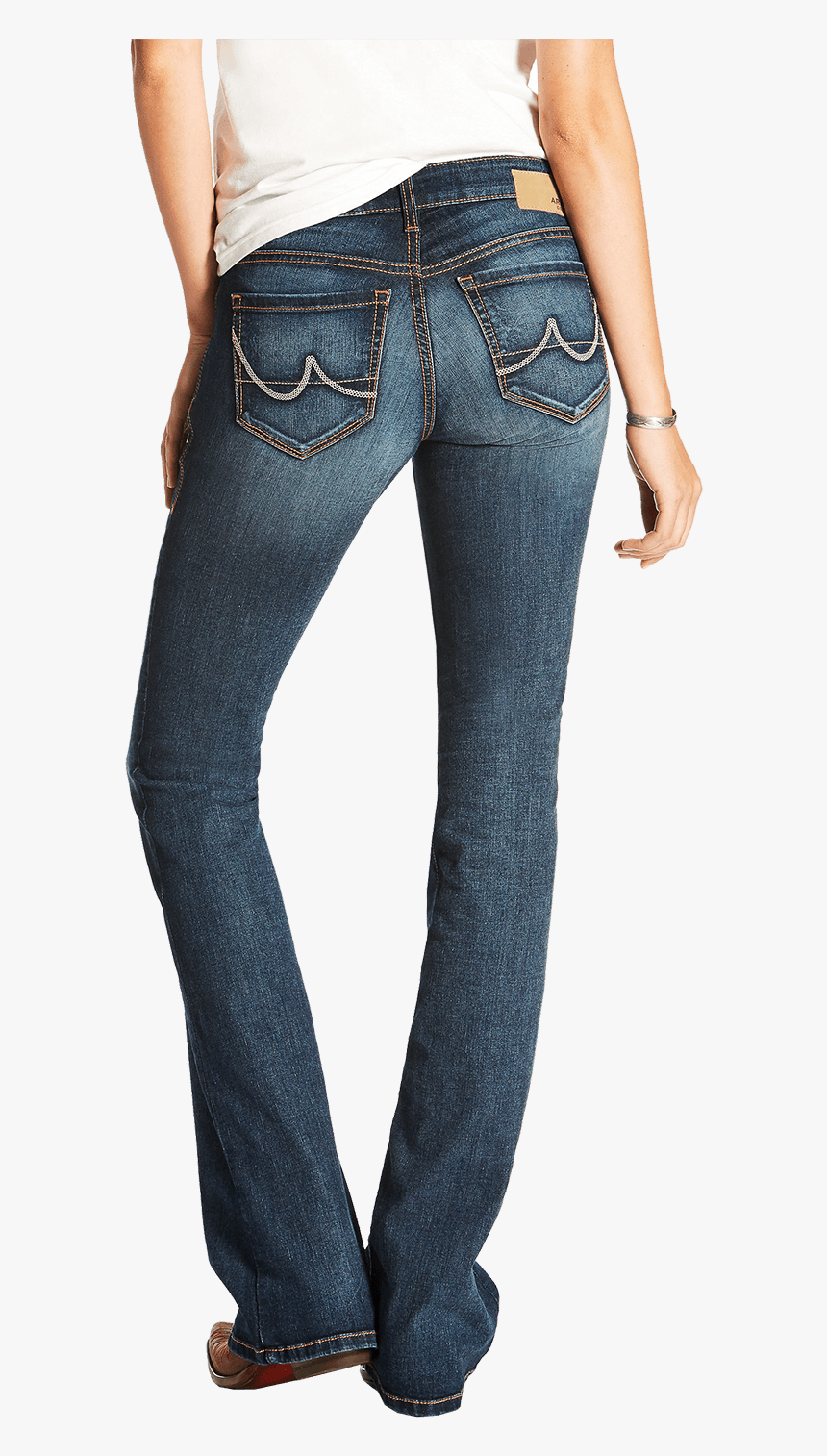 Ariat Women S Ultra Stretch Crosshatch Boot Cut - Pocket, HD Png ...