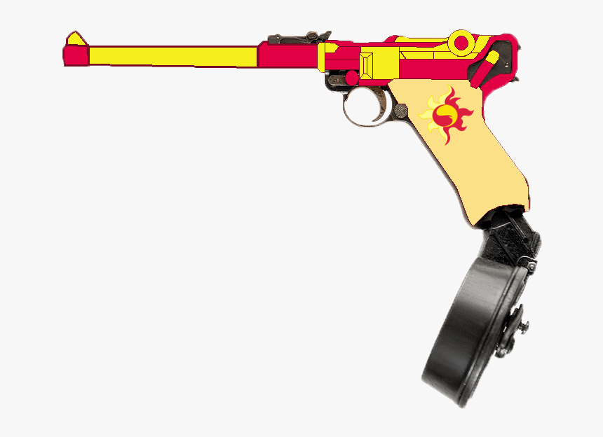 Sunset Shimmer Luger P08 , Png Download - Пистолет Люгера, Transparent Png , Transparent Png ...