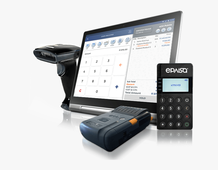 Pos Hardware Devices - Pos Api Integration, HD Png Download ...