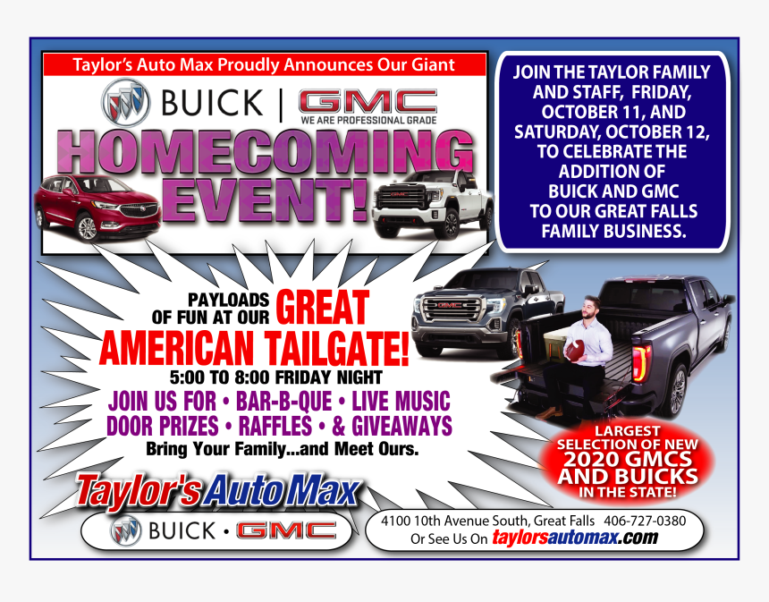 Taylor’s Auto Max Nissan Gmc Buick Of Great Falls Storefront - Flyer ...