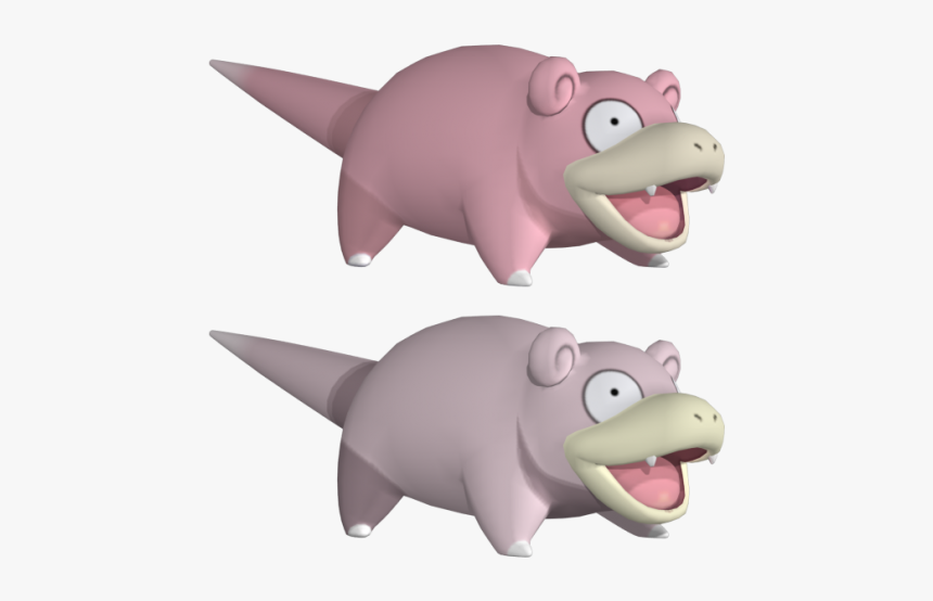 Pokemon Slowpoke 3d Model, HD Png Download , Transparent Png Image ...