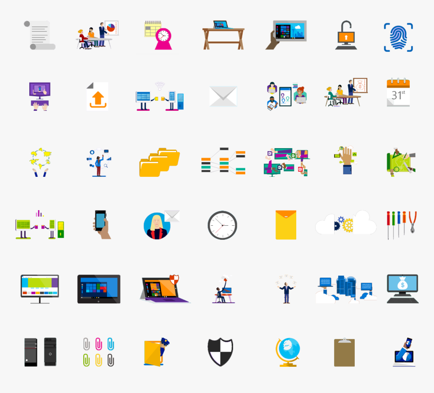 Microsoft Icons, HD Png Download , Transparent Png Image - PNGitem