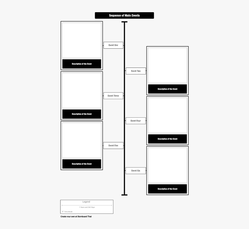 Sequencing Timeline Template - Storyboard Timeline Template, HD Png ...