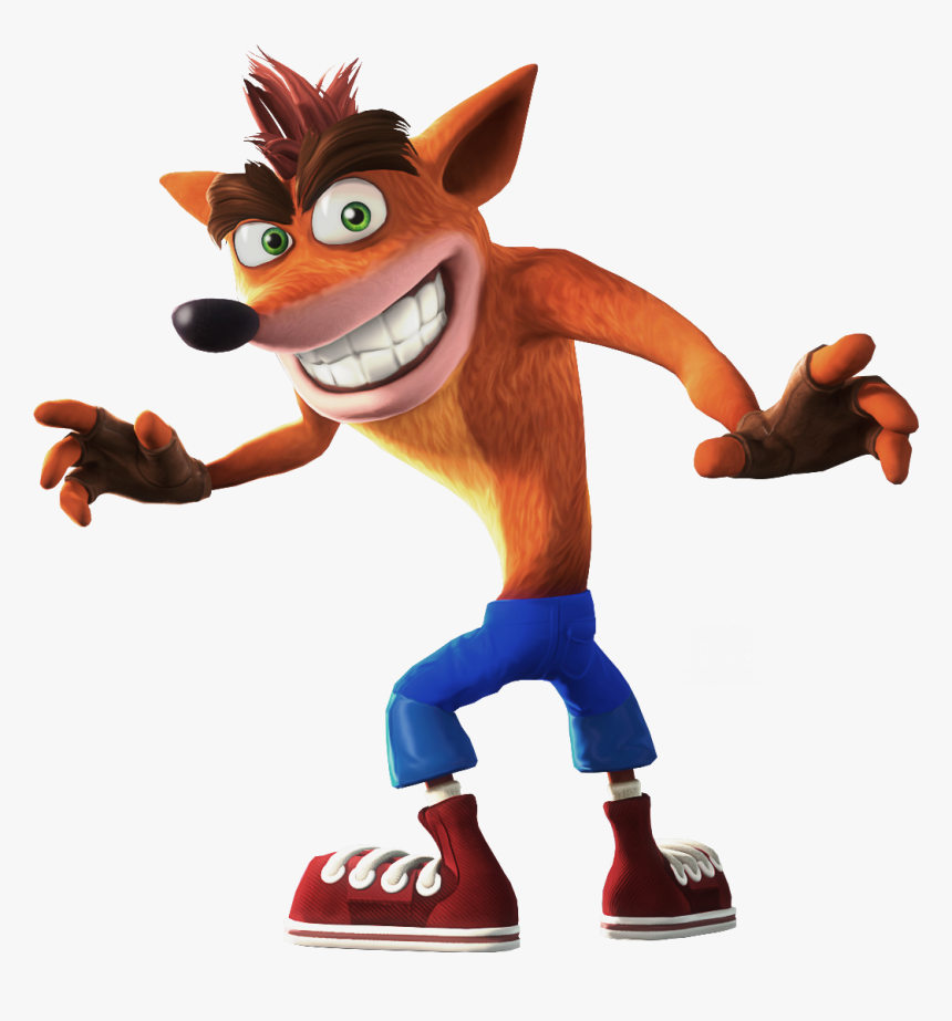 Smash Ultimate Crash Bandicoot Render, HD Png Download , Transparent ...