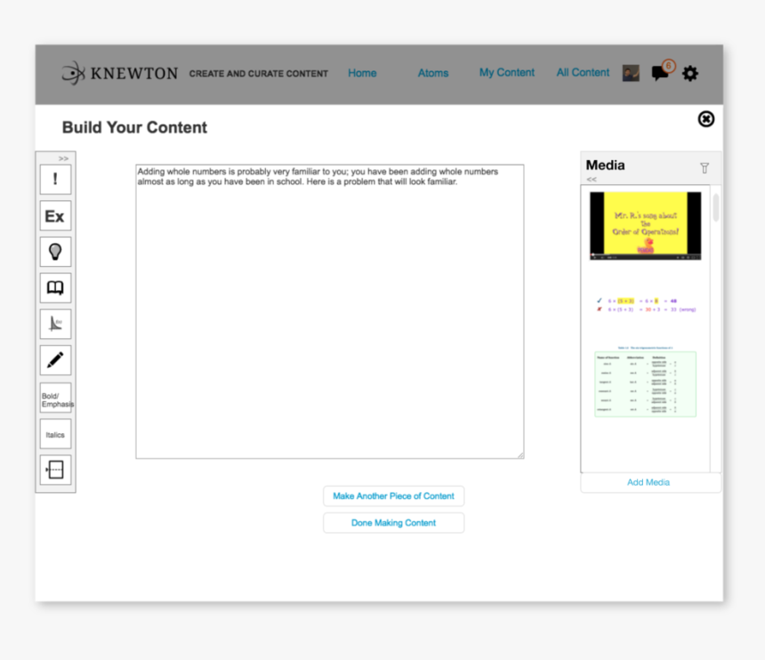 Workspace With Clean Text Entry And Toolbox Of Education, HD Png ...