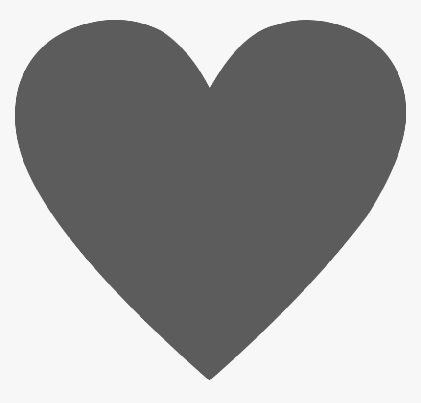 Grey Heart Clipart, HD Png Download , Transparent Png Image - PNGitem