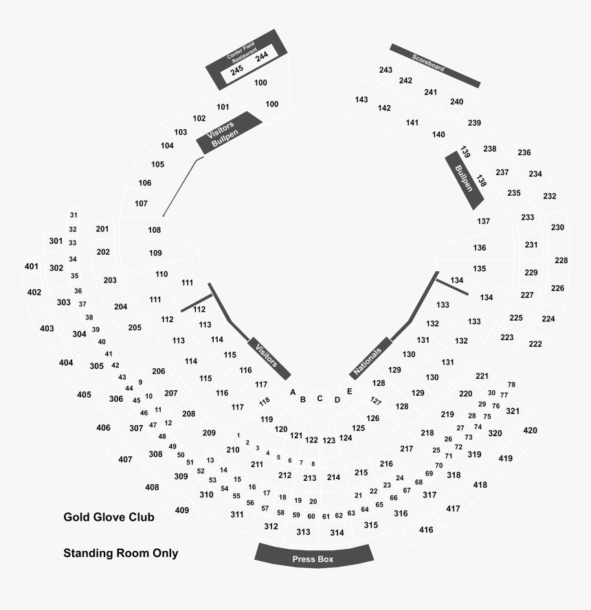 Nationals Playoff Ticket Seating Chart, HD Png Download , Transparent ...