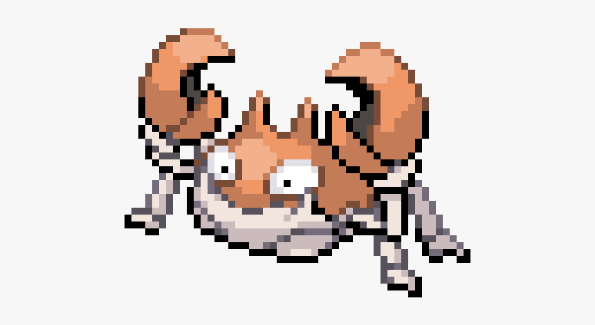 Krabby Pixel Art, HD Png Download , Transparent Png Image - PNGitem