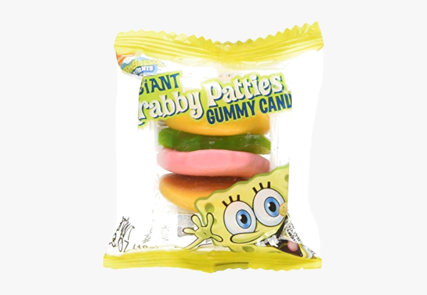 Giant Krabby Patties Gummy - Krabby Patty Gummy Png, Transparent Png ...