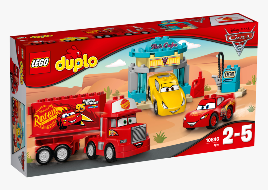 Lego Duplo Cars 3 Flo's Cafe 10846, HD Png Download , Transparent Png ...