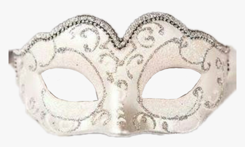#antifaz #freetoedit - Masquerade Mask Simple White, HD Png Download ...