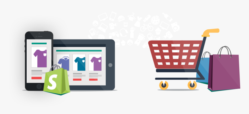 Ecommerce Website Development Shopify, HD Png Download , Transparent ...