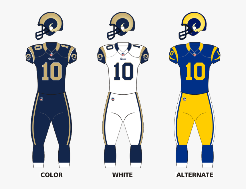 La Rams Uniform, HD Png Download , Transparent Png Image - PNGitem