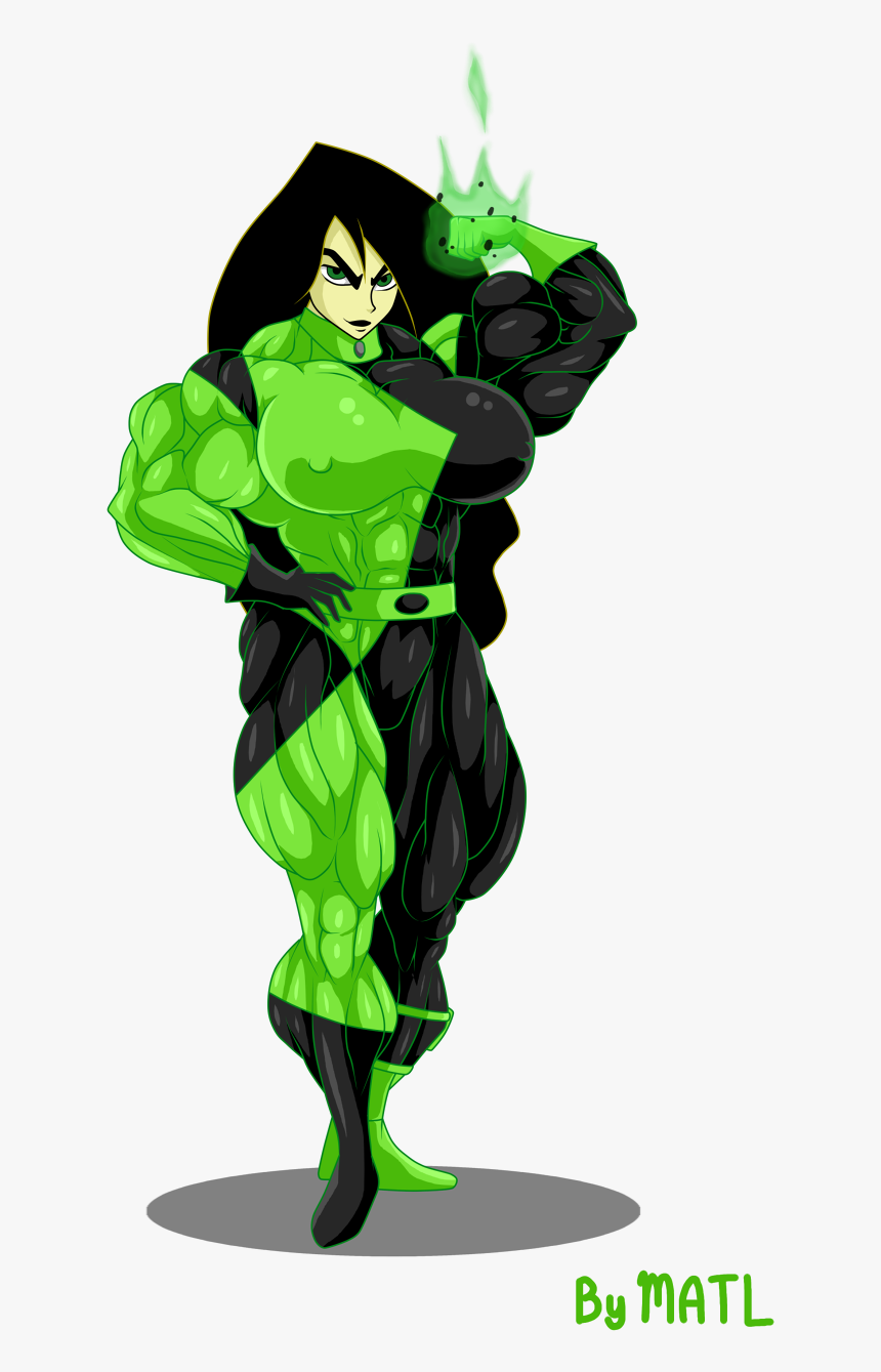 Commission - Shego - Shego Muscle, HD Png Download , Transparent Png ...
