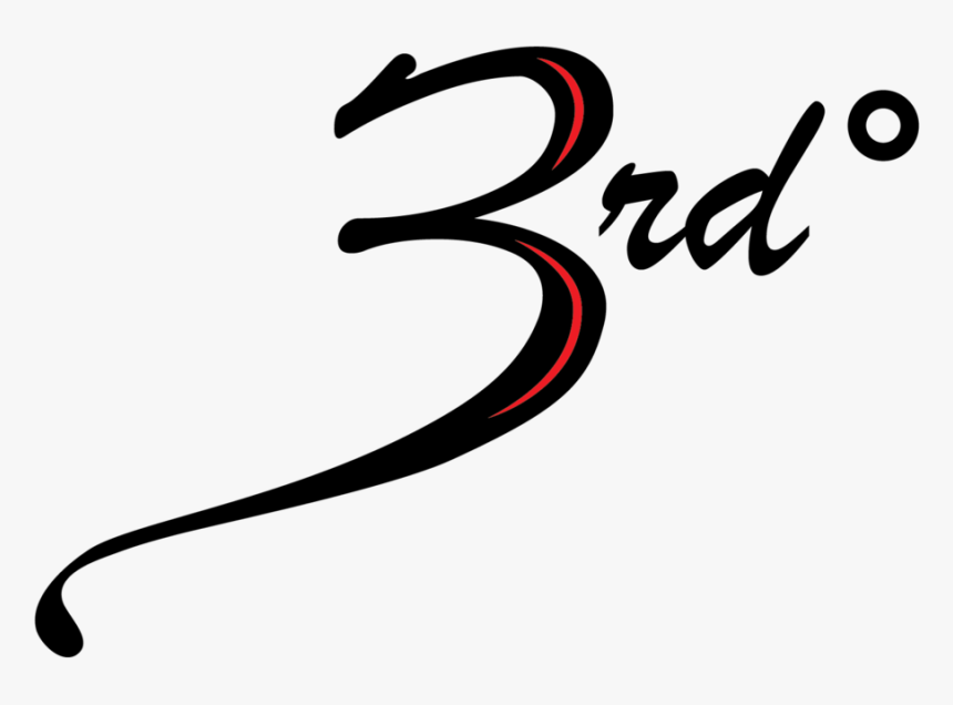 3rd Degree High Res Black - Calligraphy, HD Png Download , Transparent ...