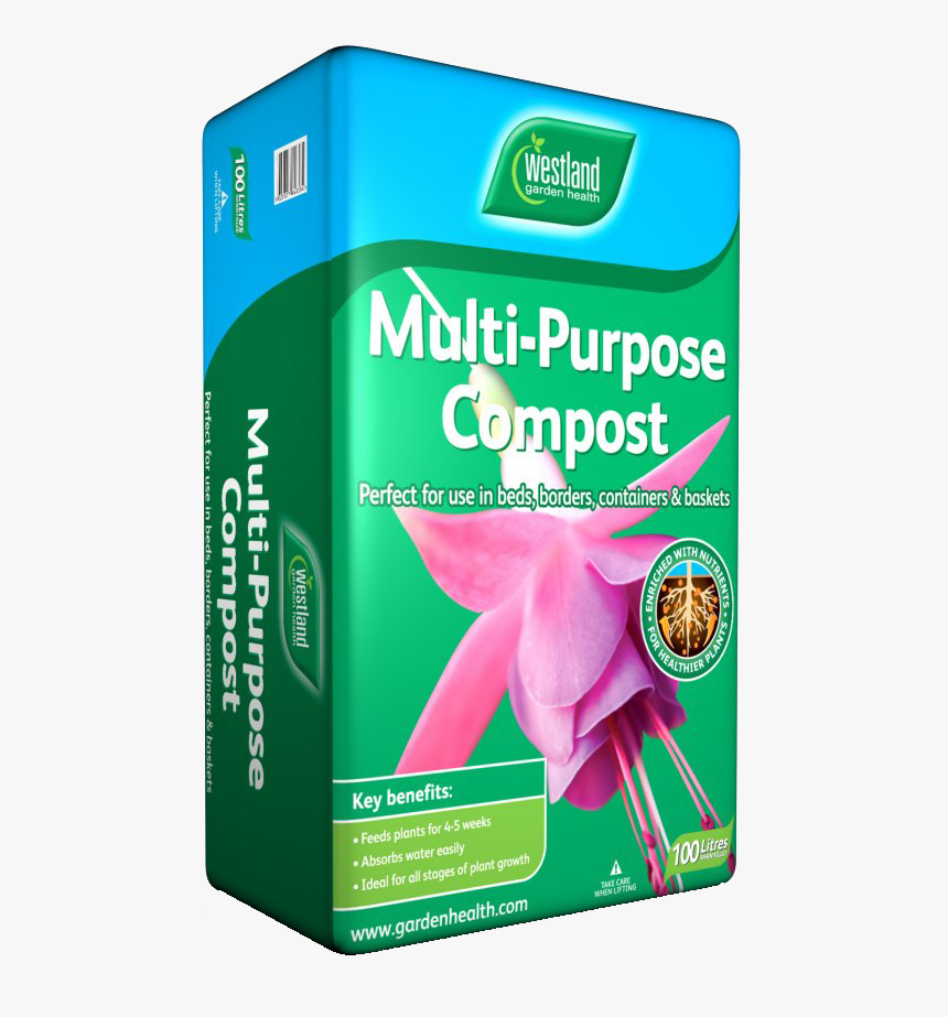 Westland Multi Purpose Compost 100l - Flower, HD Png Download ...