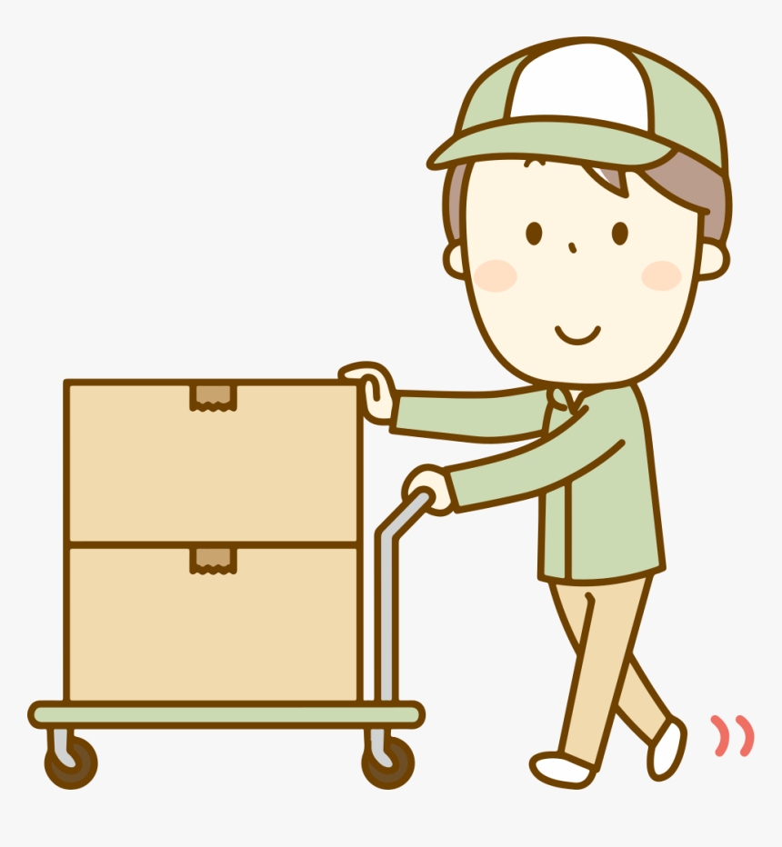 Deliveryman - Warehouse Material Handling Clip Art, HD Png Download ...