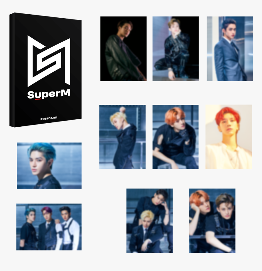 Super M Album Photo Cards, HD Png Download , Transparent Png Image ...