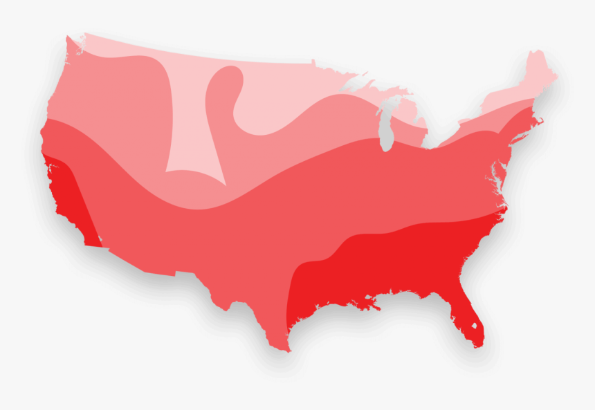 Termite Map - Gray Us Map Icon, HD Png Download , Transparent Png Image ...