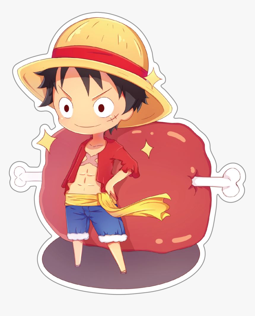 Luffy Chibi, HD Png Download , Transparent Png Image - PNGitem