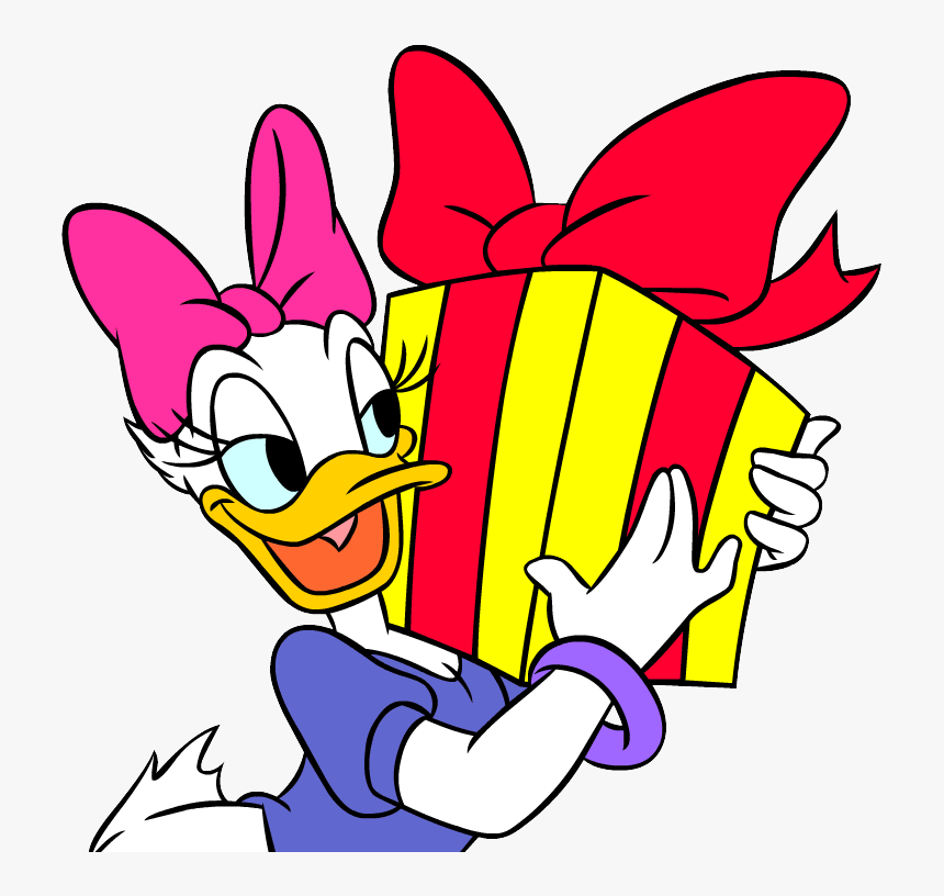 Daisy Clipart Christmas - Disney Christmas Daisy Duck, HD Png Download ...