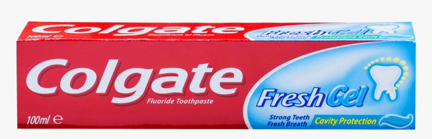 Colgate Tooth Paste Fresh Gel Cavity Protection 100 - Colgate, HD Png ...