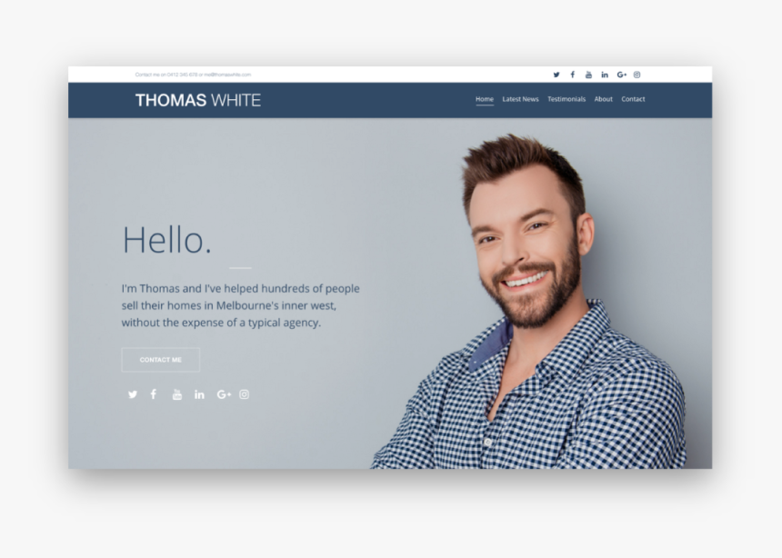 Profile Website, HD Png Download , Transparent Png Image - PNGitem