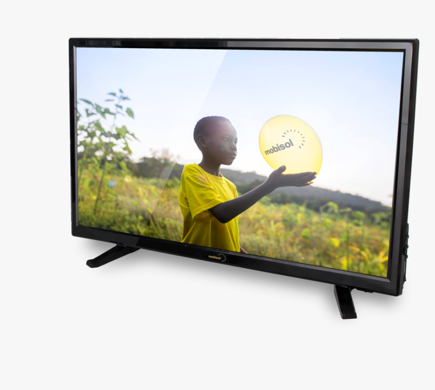 Mobisol-tv 22inch Cello 30w With Balloon Boy , Png - Tv Inch 24 Ya ...