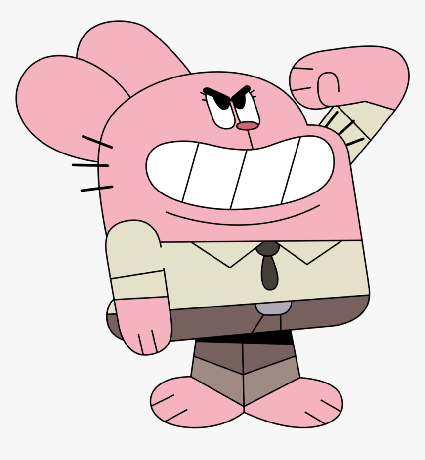 Transparent Angry Dad Clipart - Dad From Amazing World Of Gumball, HD ...