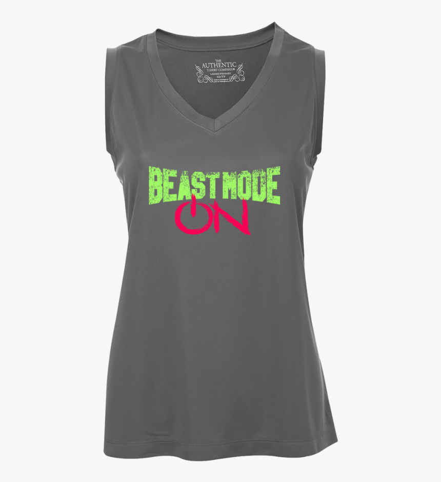 Beast Mode Ladies Sleeveless Top - Active Tank, HD Png Download ...