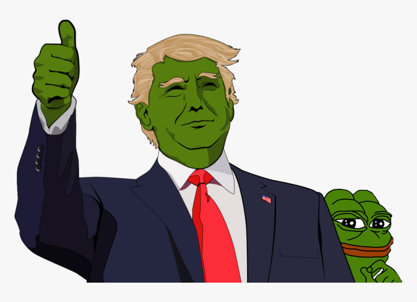Transparent Trump Cartoon Png - Pepe Trump, Png Download , Transparent ...