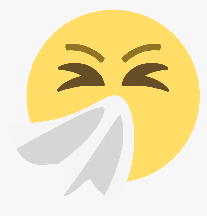 Sneeze Face Emoji, HD Png Download , Transparent Png Image - PNGitem