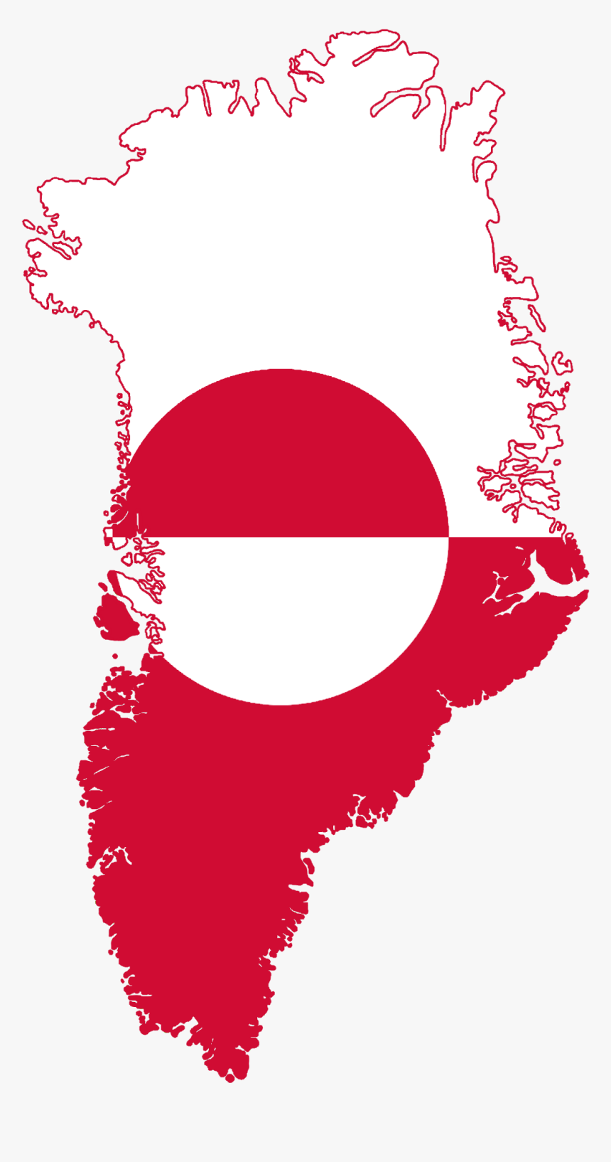 Greenland2 Flag Map - Region Of Aasiaat Greenland, HD Png Download ...