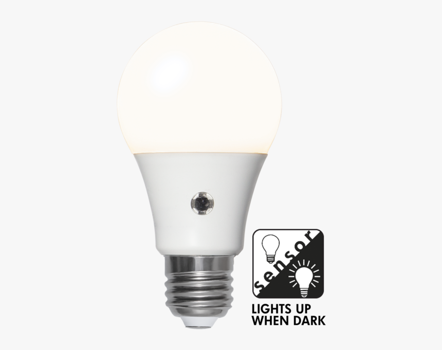 Led Lamp E27 A60 Sensor Opaque - Led Lamp, HD Png Download ...