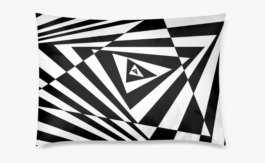 Custom 3d Design Triangle Cool Space Custom Zippered - Monochrome, HD ...