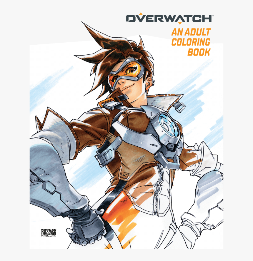 Overwatch Coloring Book - Overwatch An Adult Coloring Book, HD Png ...