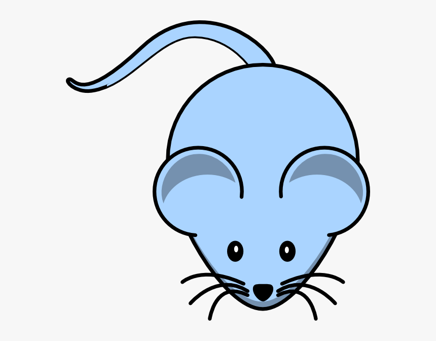 Light Blue Mouse Svg Clip Arts - Light Blue Mouse, HD Png Download ...