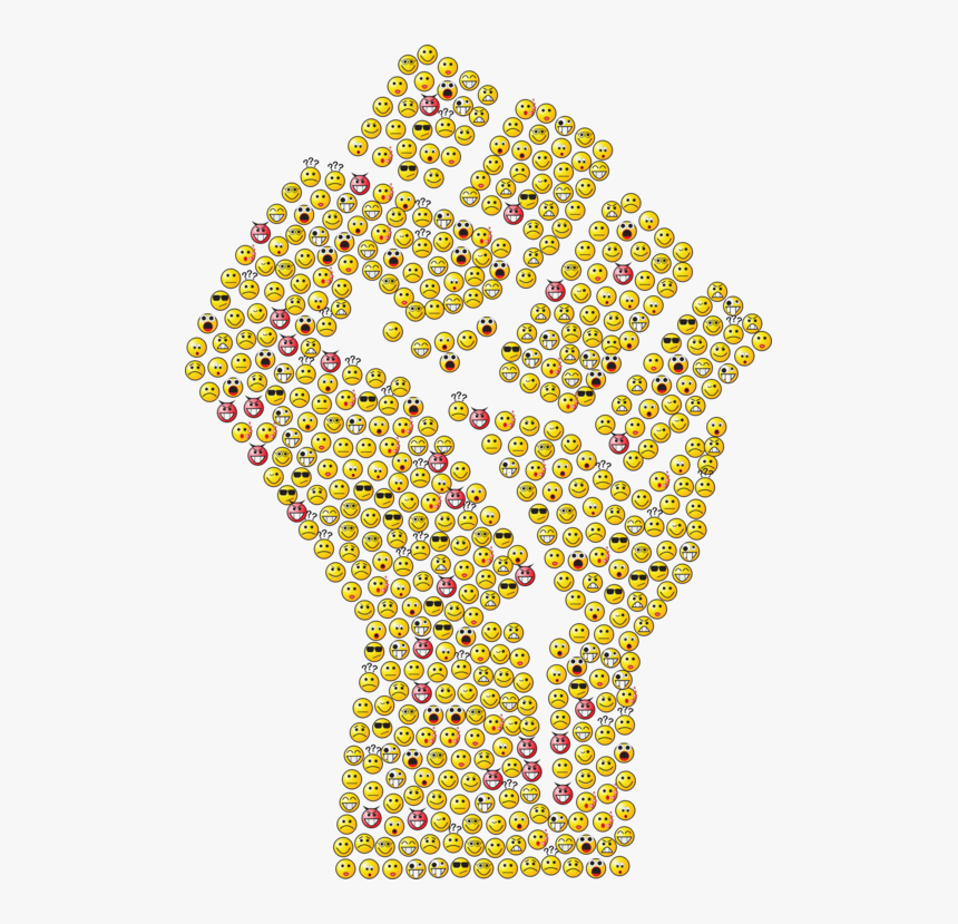 Yellow,raised Fist,fist - Portable Network Graphics, HD Png Download ...