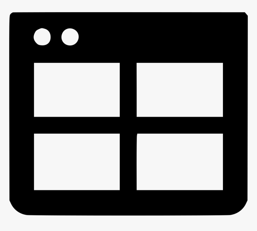 Window Split Grid Four - Svg Table Icon, HD Png Download , Transparent ...